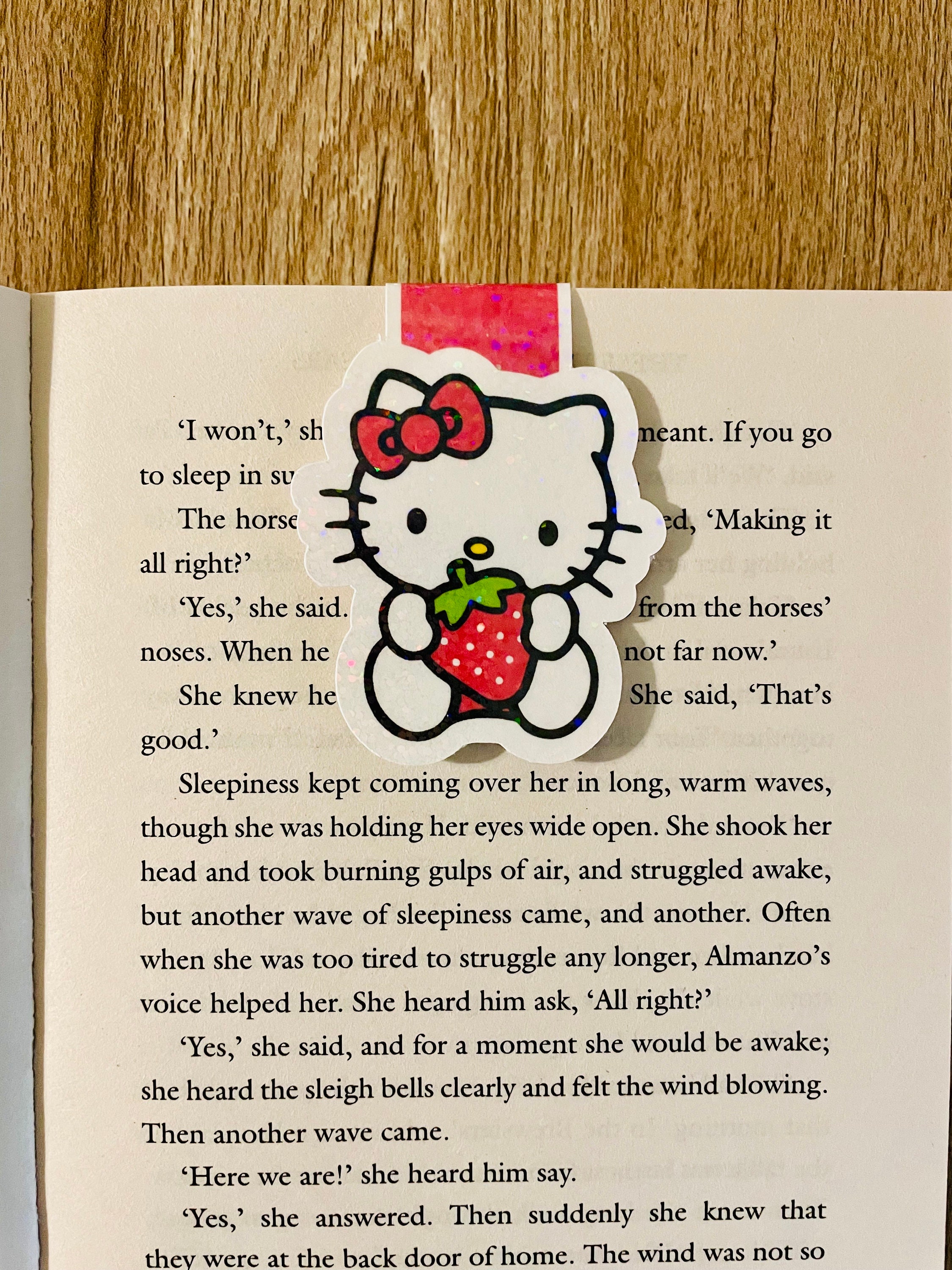 Hello Kitty Magnetic Bookmark Kawaii Bookmark Handmade Book Accessory ...