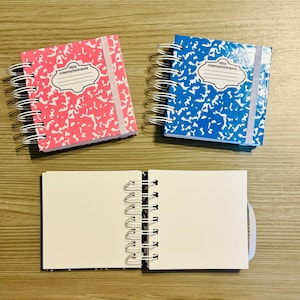 Mini Composition Book | Mini Spiral Notebook | Cute Composition ...