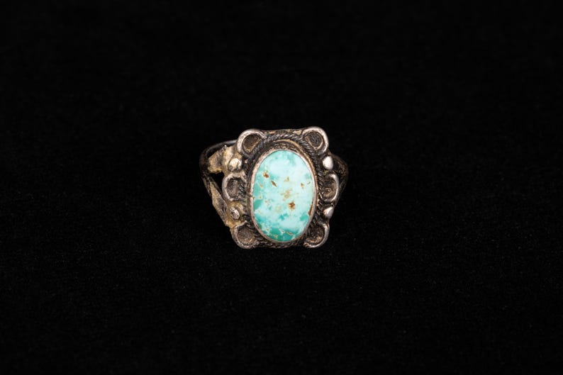 Vintage Turquoise Ring - Southwest Jewelry - Vintage Jewelry - Etsy
