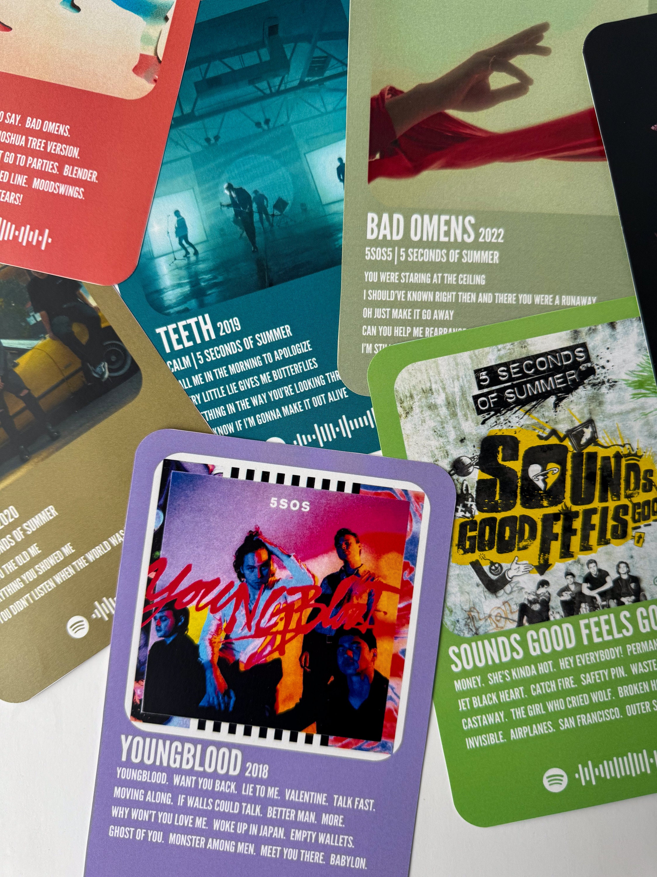 5 Seconds of Summer Pack of 15 Prints Music Posters 5SOS Song Prints ...