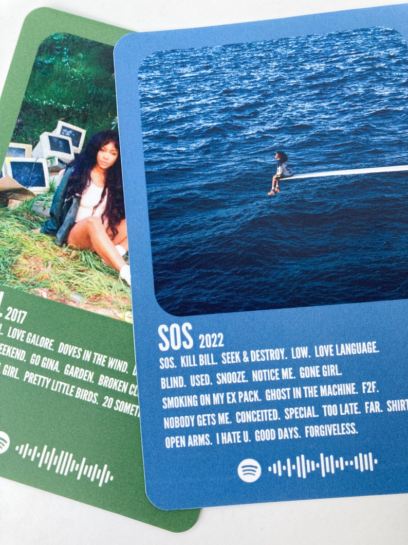 SZA Album Prints | Mini Album Prints | Colorful Album Cards | Mini Wall ...