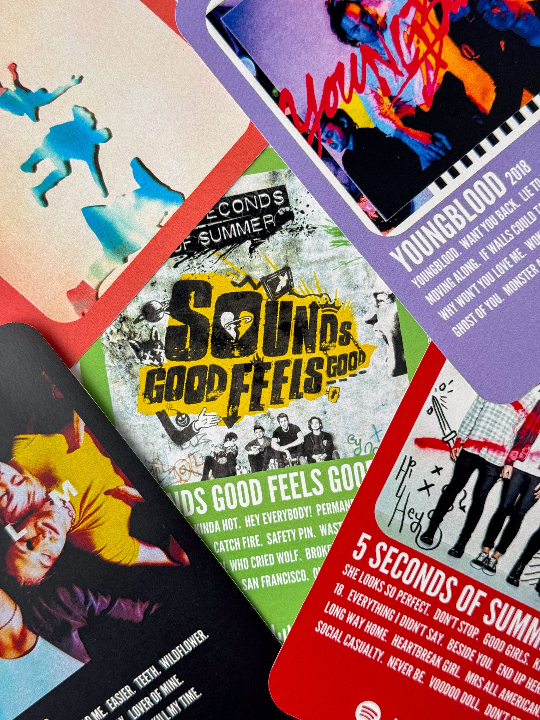 5 Seconds of Summer Pack of 15 Prints Music Posters 5SOS Song Prints ...