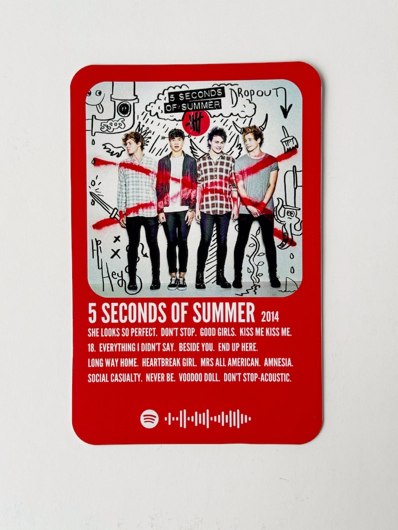 5 Seconds of Summer Album Cover Prints | Music Posters | 5SOS Album ...