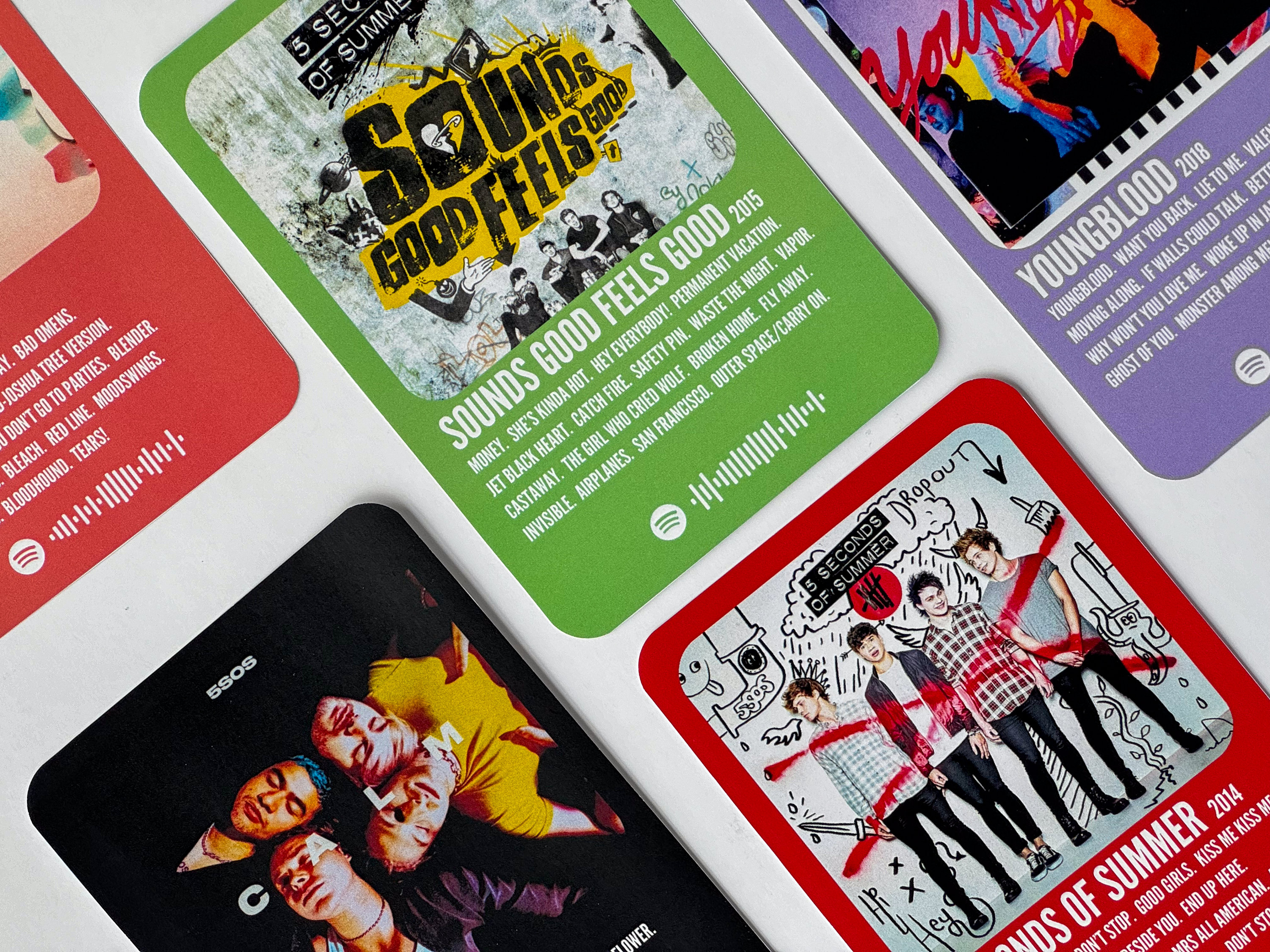 5 Seconds of Summer Album Cover Prints Music Posters 5SOS Album Prints ...