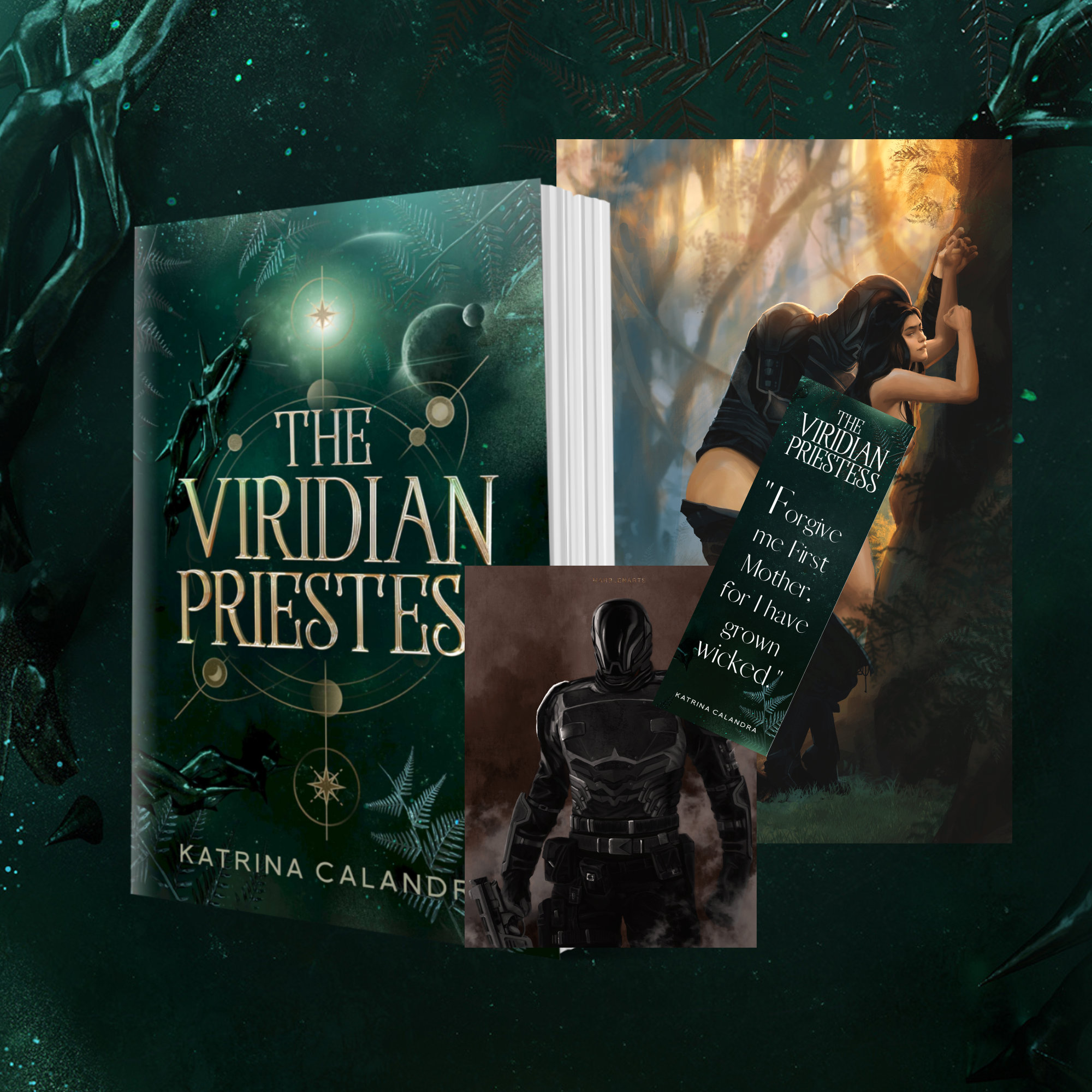 BUNDLE the Viridian Priestess Signed Paperback, Prints and Swag - Etsy