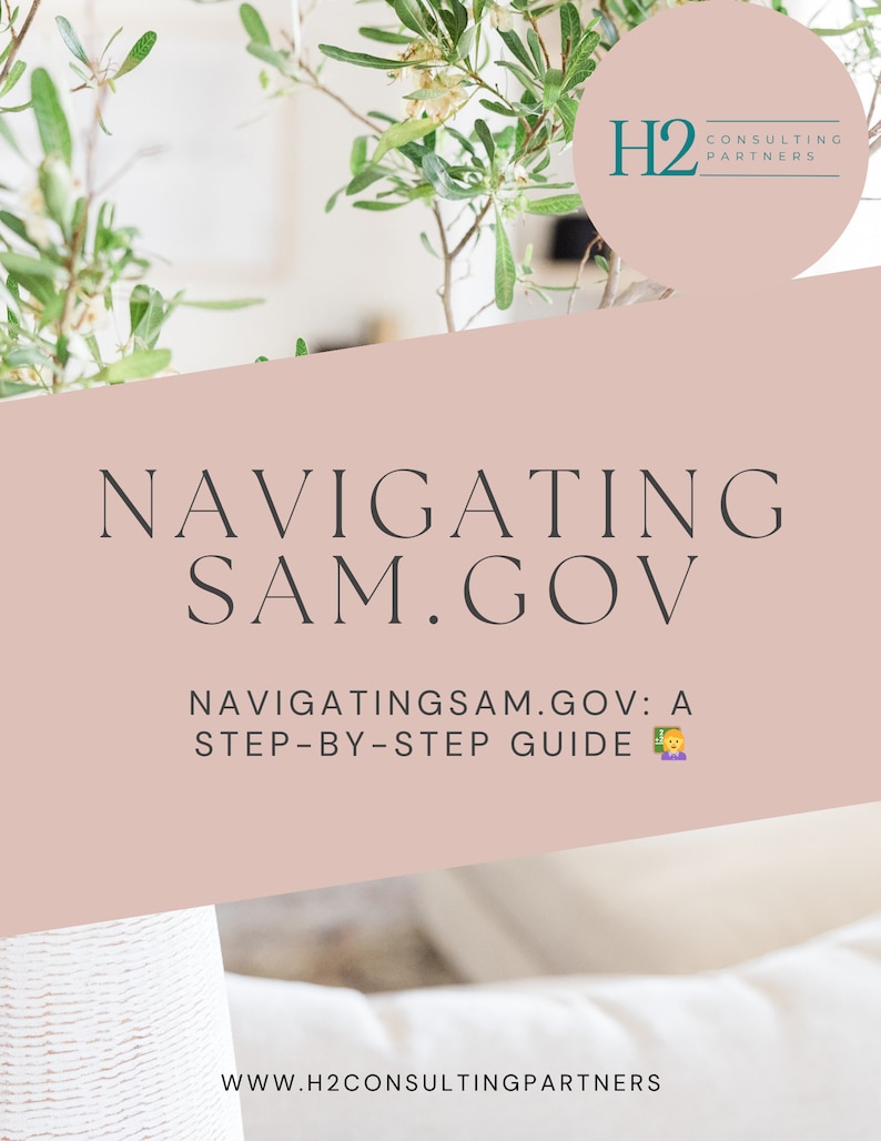 NAVIGATING SAM.GOV Step by Step Guide - Etsy