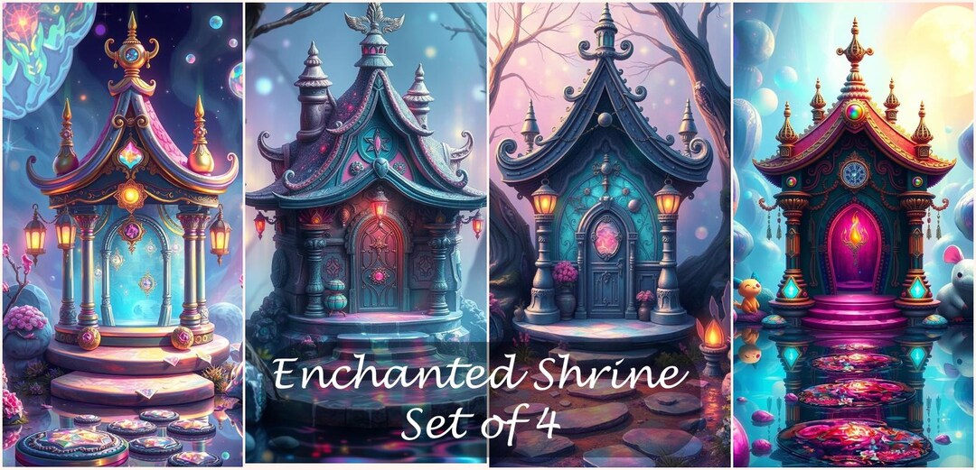 Enchanted Shrine Digital Download Set of 4 - Etsy