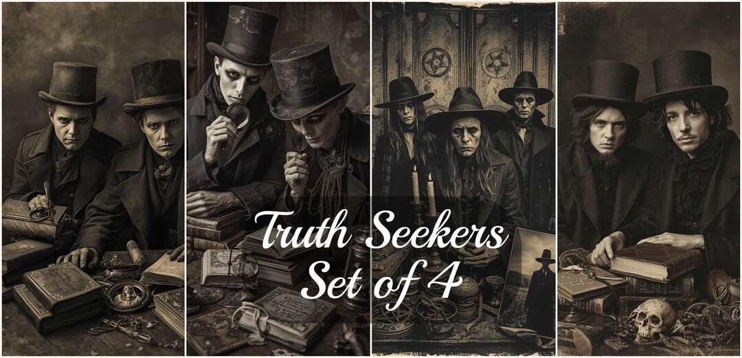 Truth Seekers Digital Download Digital Art Set of 4 - Etsy