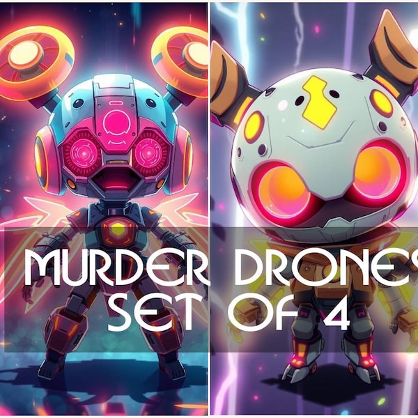 Papercrafts Murder Drones Etsy