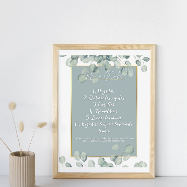 Eucalyptus Dreams: Editable and Printable Decor Template for a Serene ...