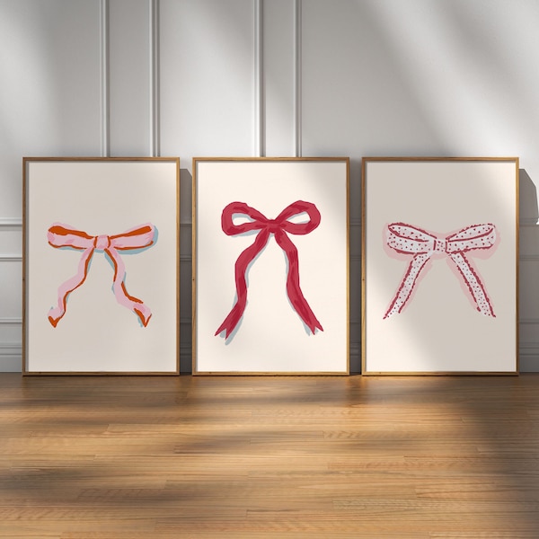 Bow Wall Art - Etsy