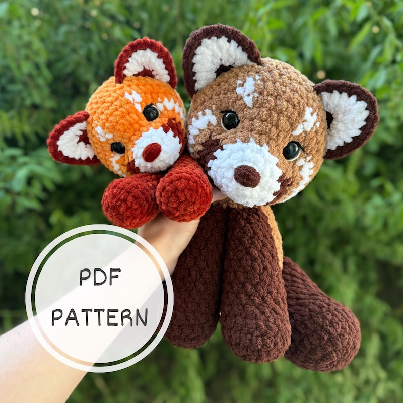 Red Panda Stuffed Animal - Etsy