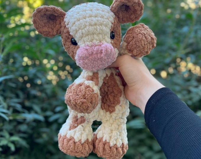 Custom Cow Lovey | Cow Snuggler | Cow Plushie | Farmhouse Nursery Decor ...