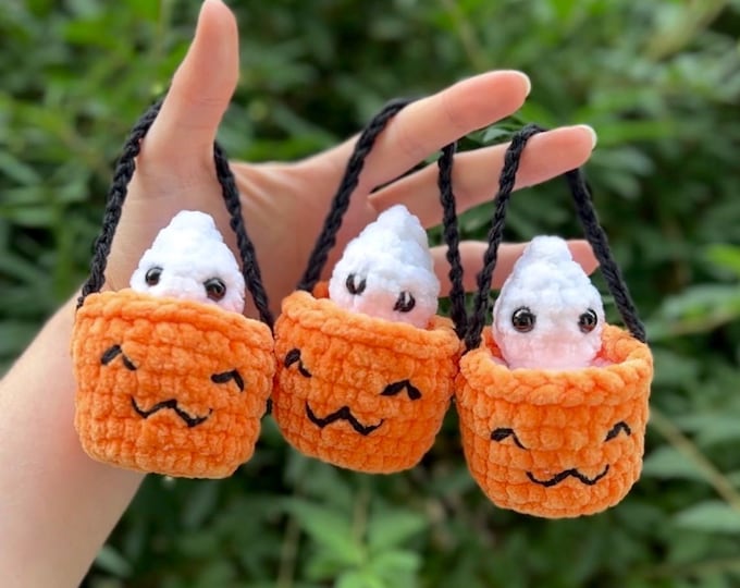 Popping Boo Basket | Halloween Fidget Toy | Ghost Plushie | Pumpkin ...