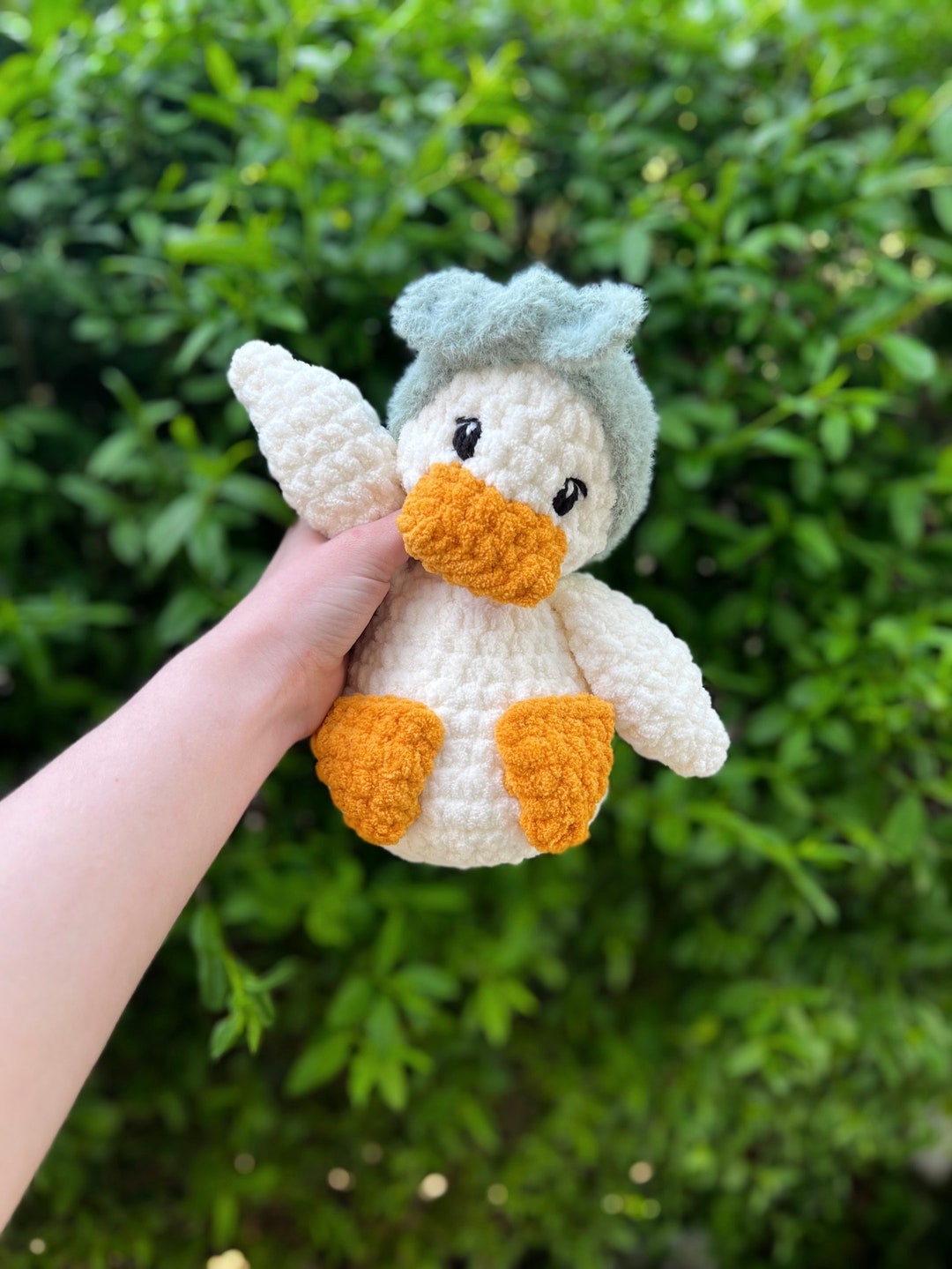 Made to Order Della Duck Stuffie Duck Stuffed Animal Duck Plush ...