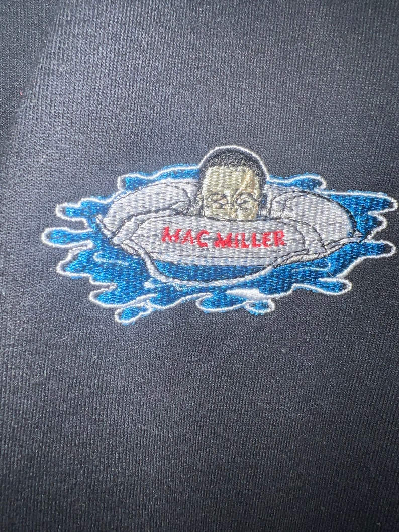 Mac Miller Embroidered Sweatpants - Etsy