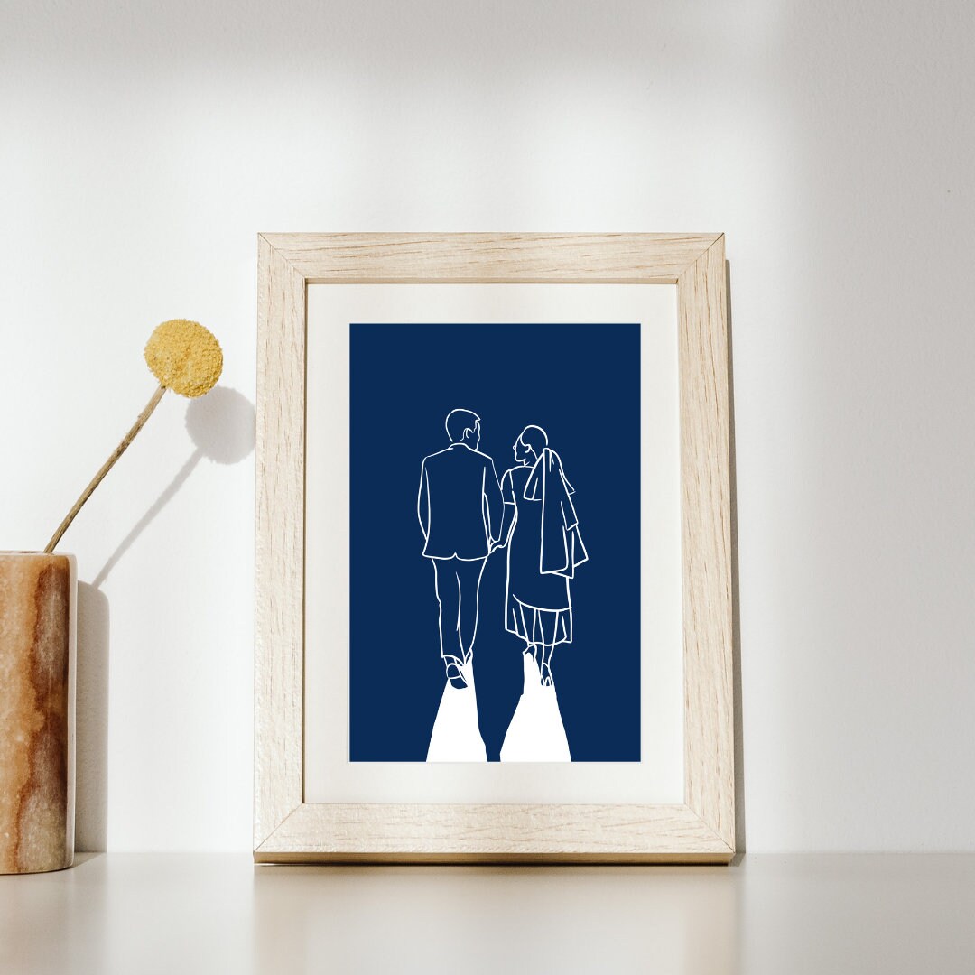 Custom Drawing, Custom Line Drawing, Personalized Drawing, Line ...