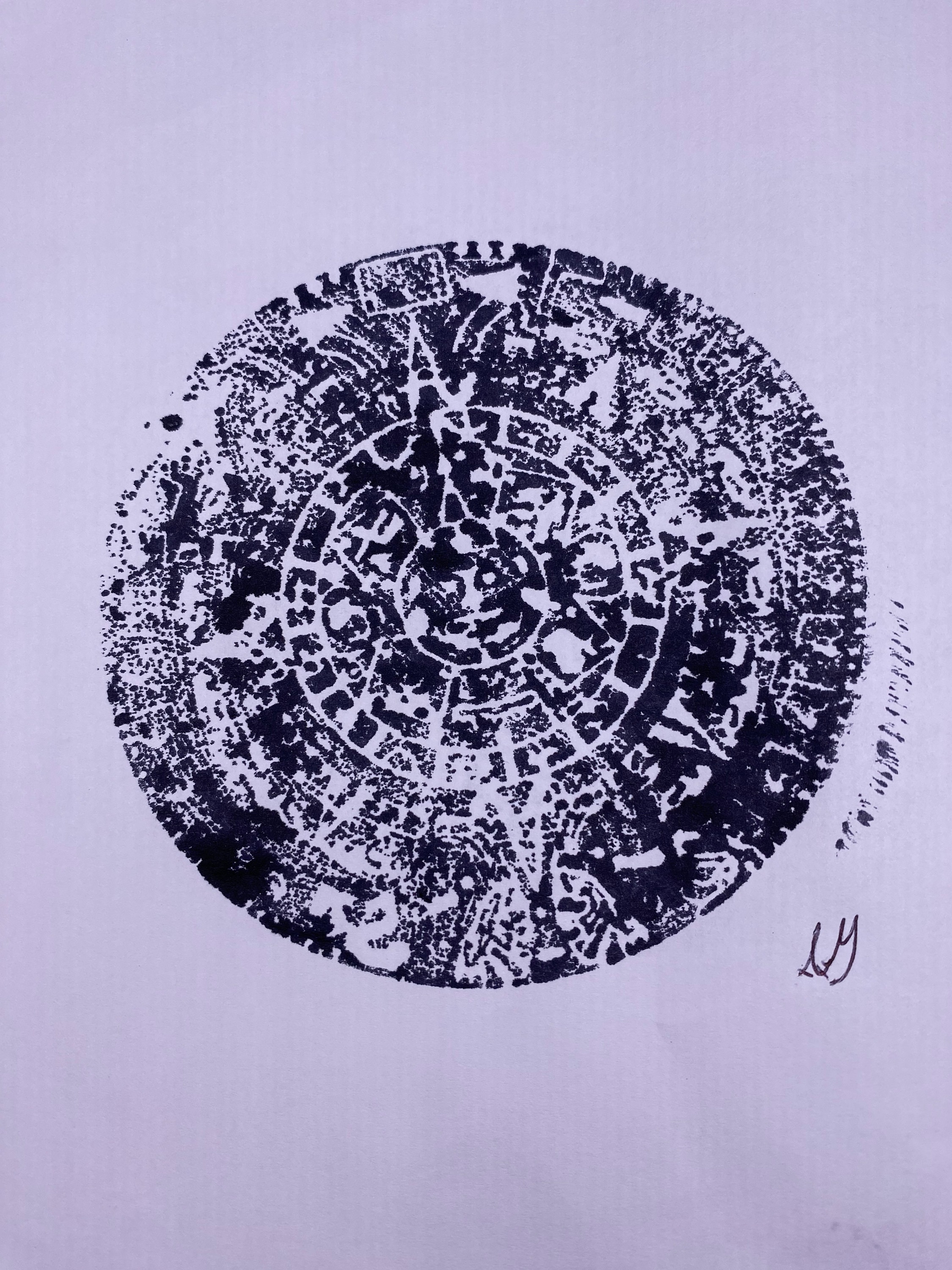 Digital 3D STL File Large Aztec Calendar Stamp - Etsy