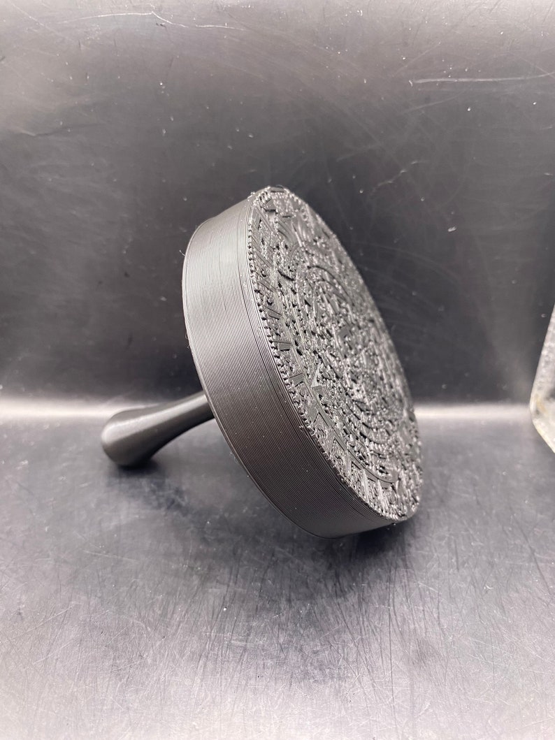 Digital 3D STL File Large Aztec Calendar Stamp - Etsy