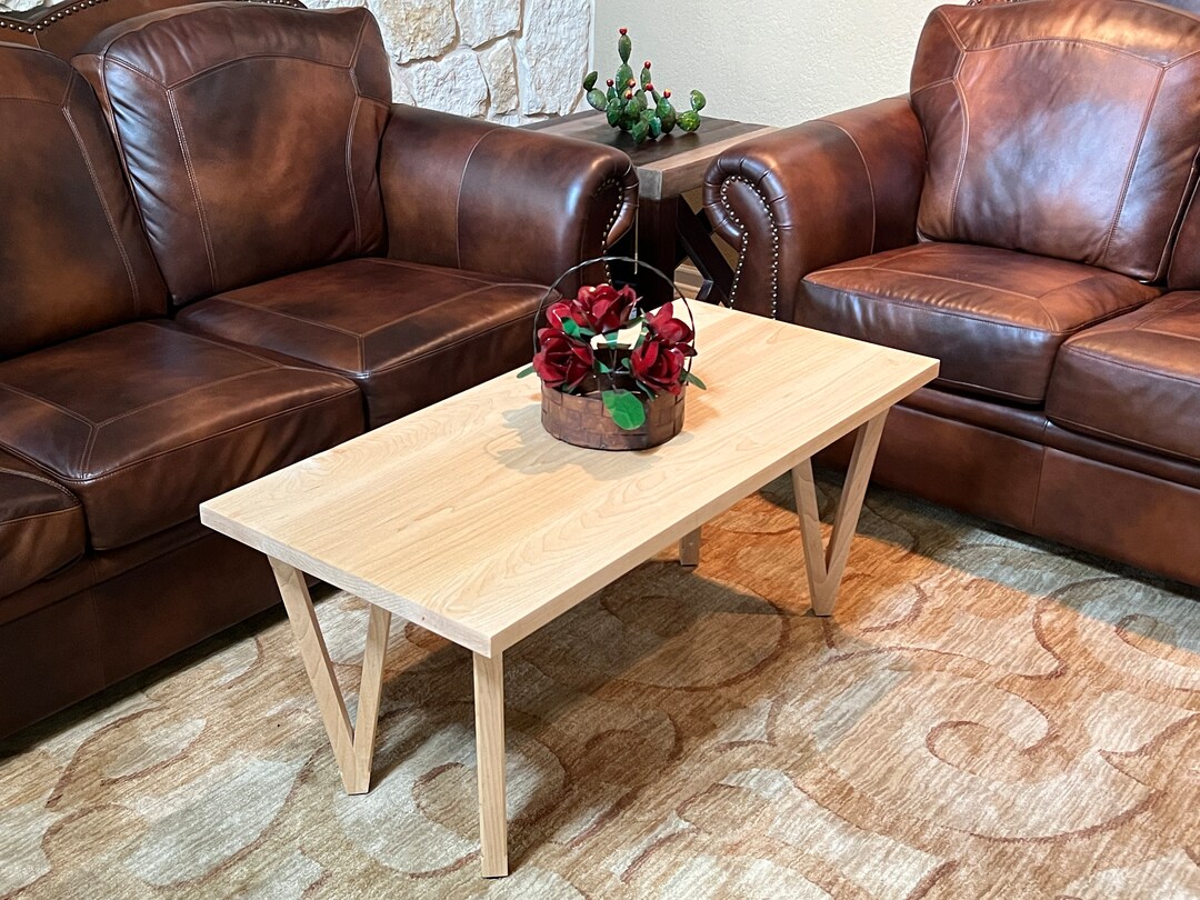 Modern Coffee Table Solid Maple Coffee Table Hardwood Coffee Table Coffee Table or End Table - Etsy