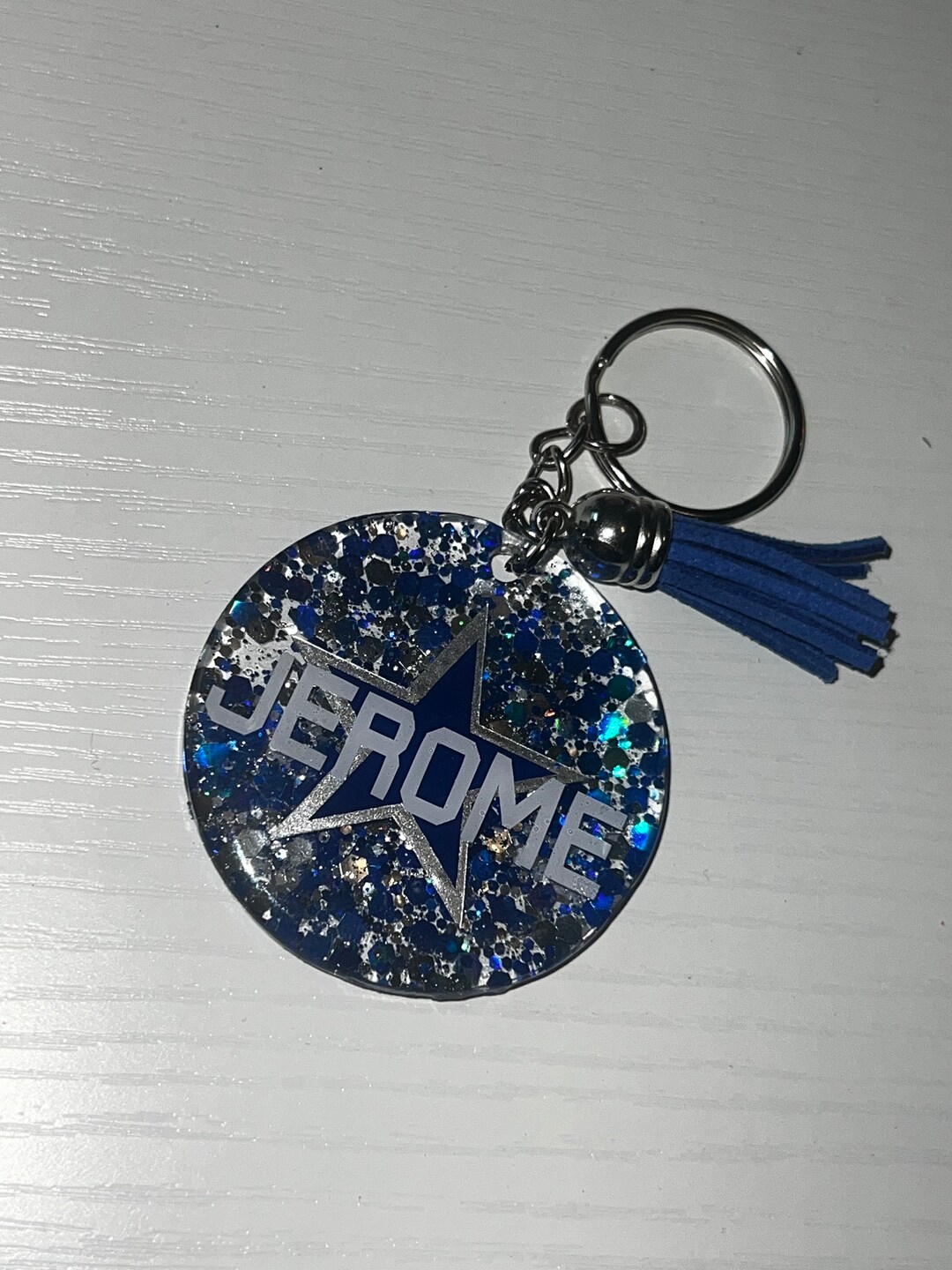 Personalized Star Acrylic Keychain With Tassel! Perfect for Gifts! - Etsy