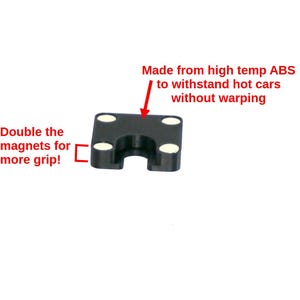 Double Magnet Mic Clip for Yaesu Mics - Clips on the Mic, Sticks the ...