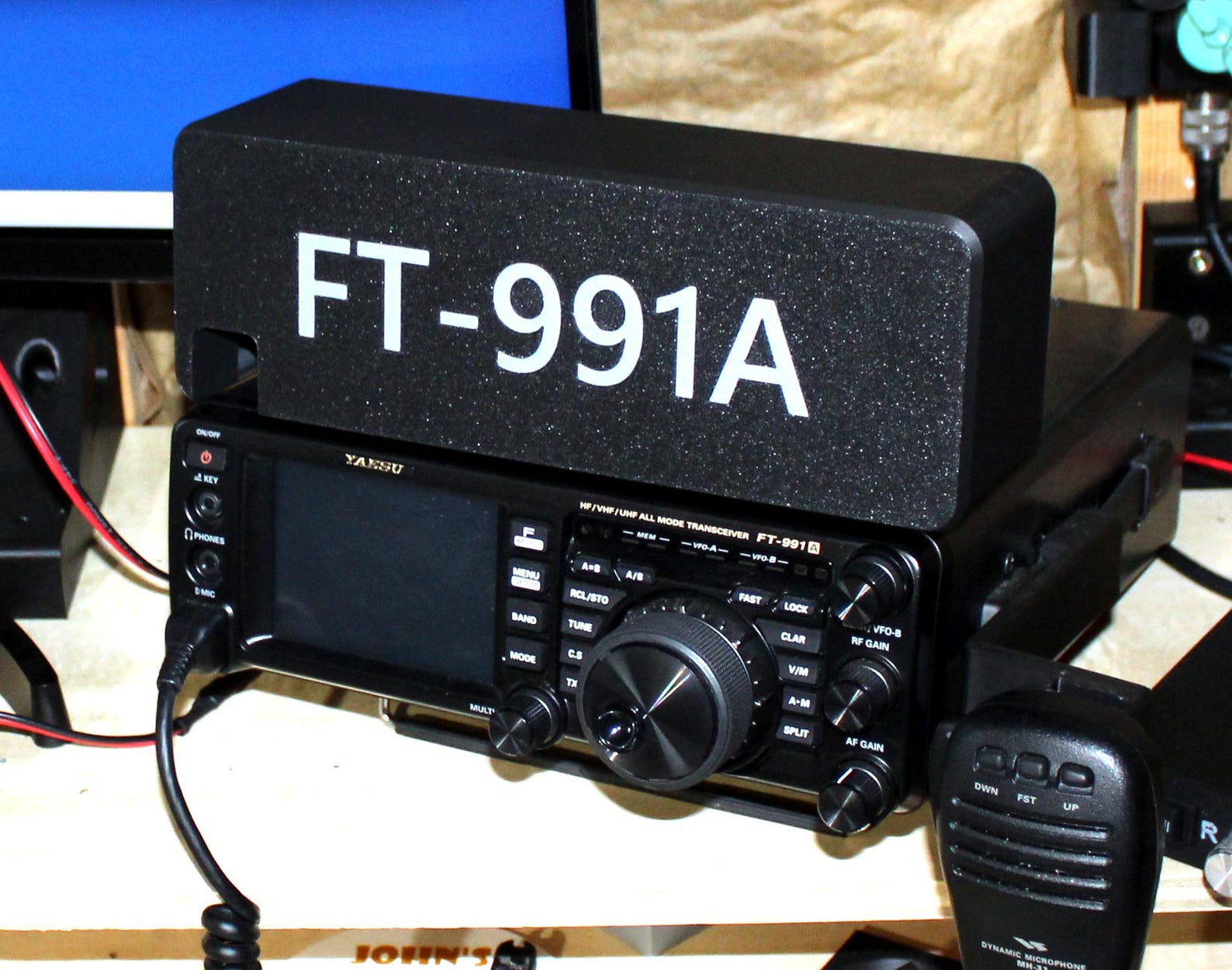 Yaesu FT-991A Front Cover - Keeps Dust Out and Adds a Touch of Class to ...