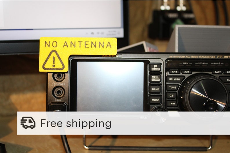 NO ANTENNA Magnetic Sign for Radios With Disconnected Antennas - Etsy