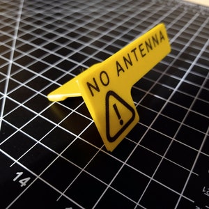 NO ANTENNA Magnetic Sign for Radios With Disconnected Antennas - Keep ...