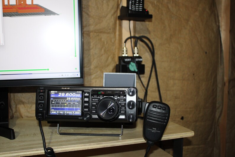 Mic Clip Mount for Radio Strap, Clips on the Strap and Extends Mic Clip ...