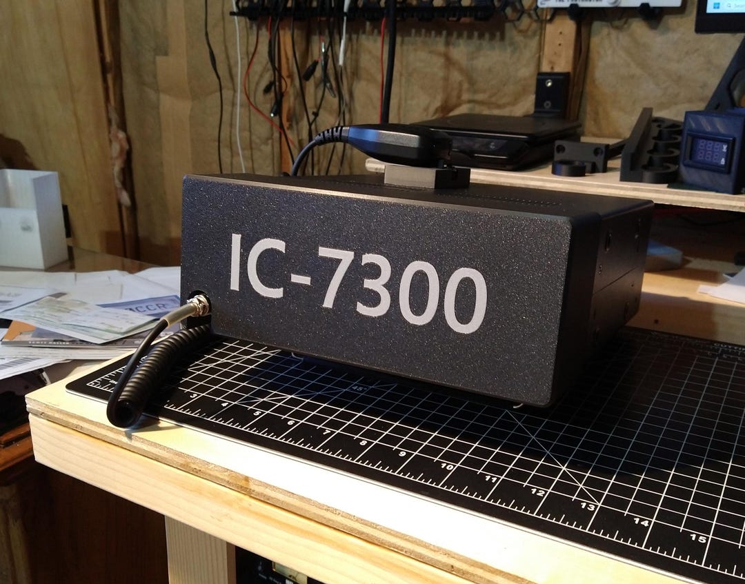 Icom IC-7300/IC-9700 Front Cover - Keeps Dust Out and Adds a Touch of ...