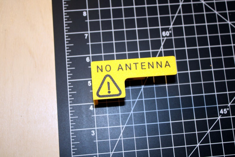 NO ANTENNA Magnetic Sign for Radios With Disconnected Antennas - Etsy