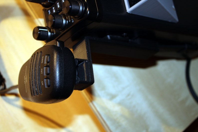 Mic Clip Mount for Radio Strap, Clips on the Strap and Extends Mic Clip ...