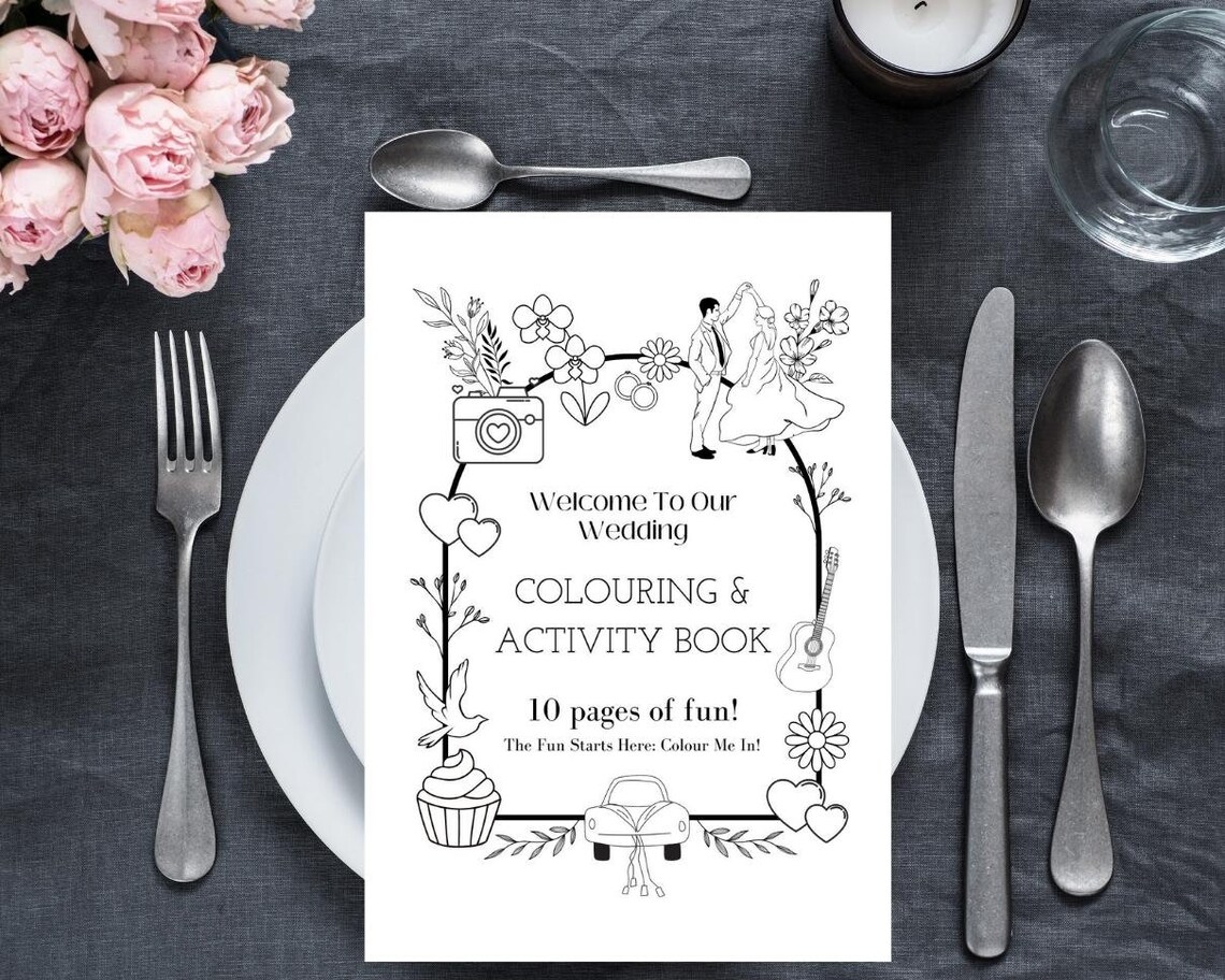Personalised Wedding Activity | Printable - Instant Download | Kids ...