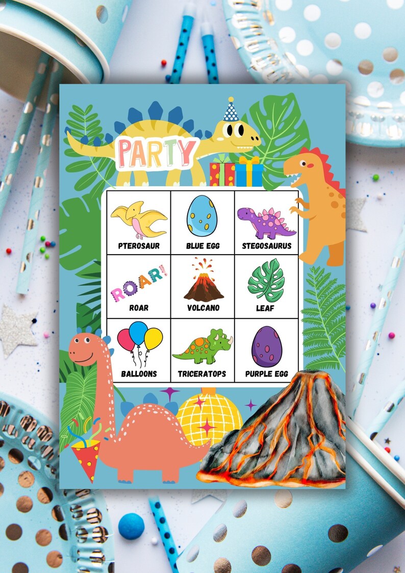 The Ultimate Dinosaur Party Bundle Printable Instant Digital Download ...