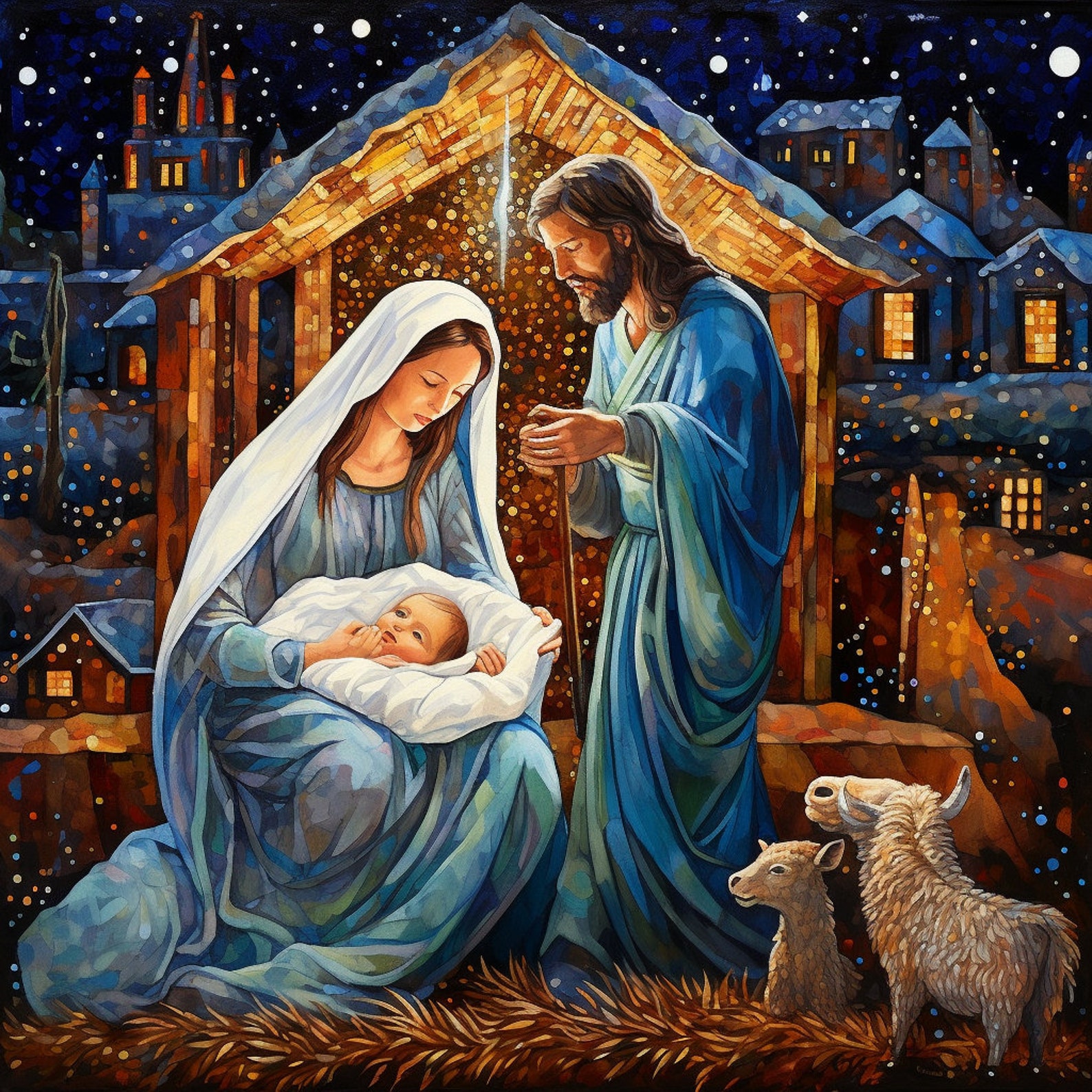 Christmas Cards Collection (set of 5 Cards) Volume I - Digital Download ...