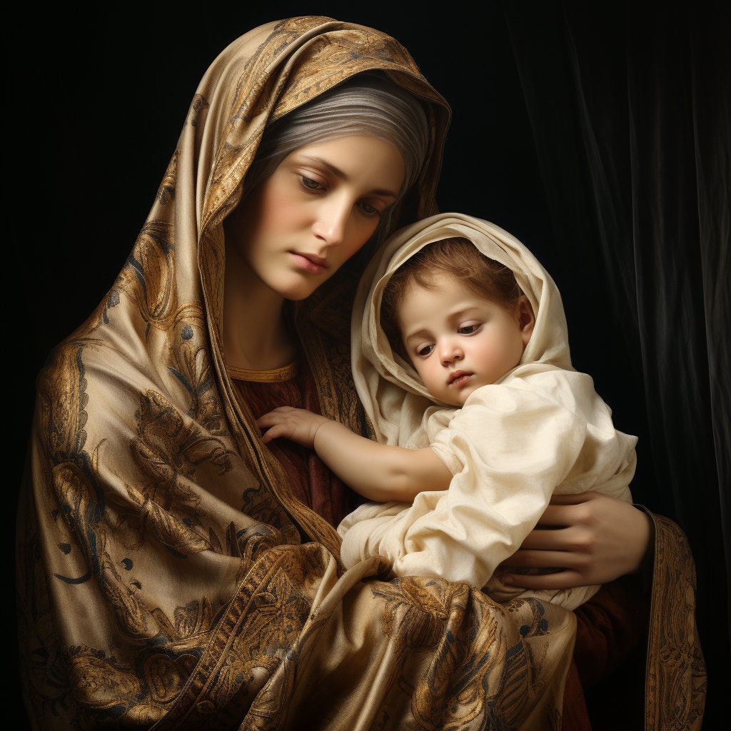 Madonna Holy Mother and Child Collection set of 5 Cards - Etsy