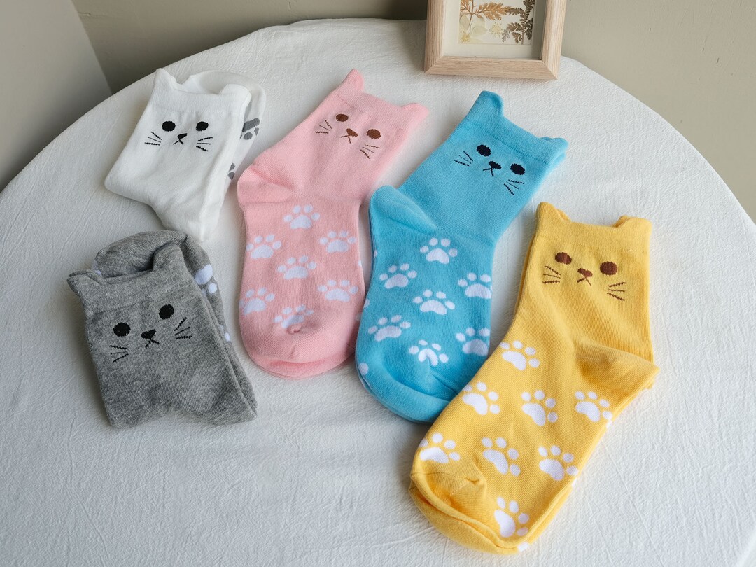 Cat Socks, Animal Collection Socks, Socks With Pictures, Sock Gifts ...