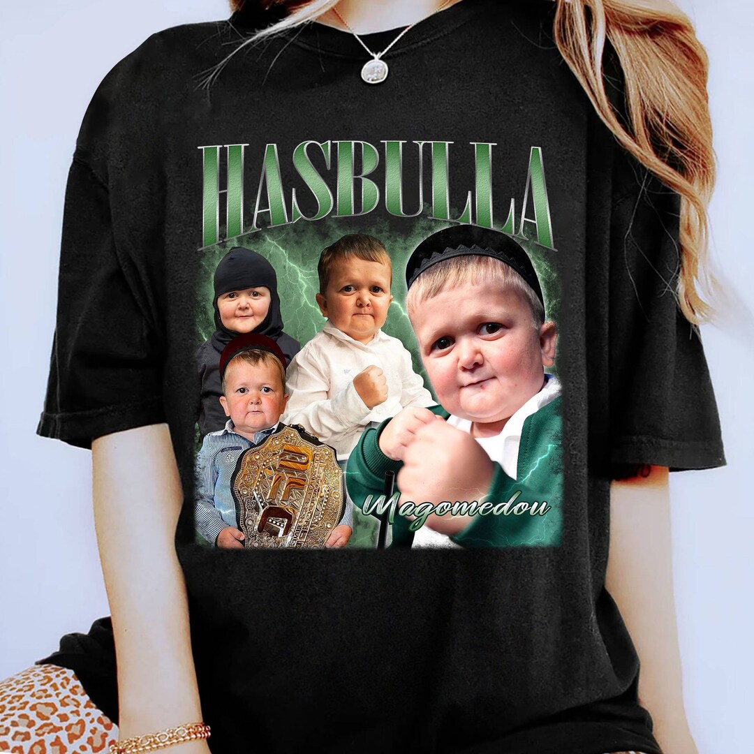 Camisa Rey Hasbulla, Camisetas Hasbulla Magomedov, Camiseta Retro ...