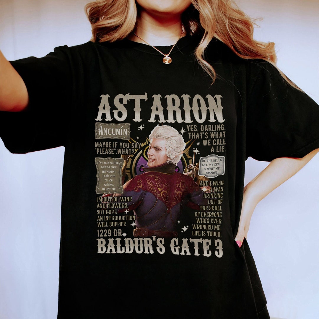 Vintage Astarion Baldur's Gate 3 Shirt BG3 Karlach Shadownheart Karlach ...