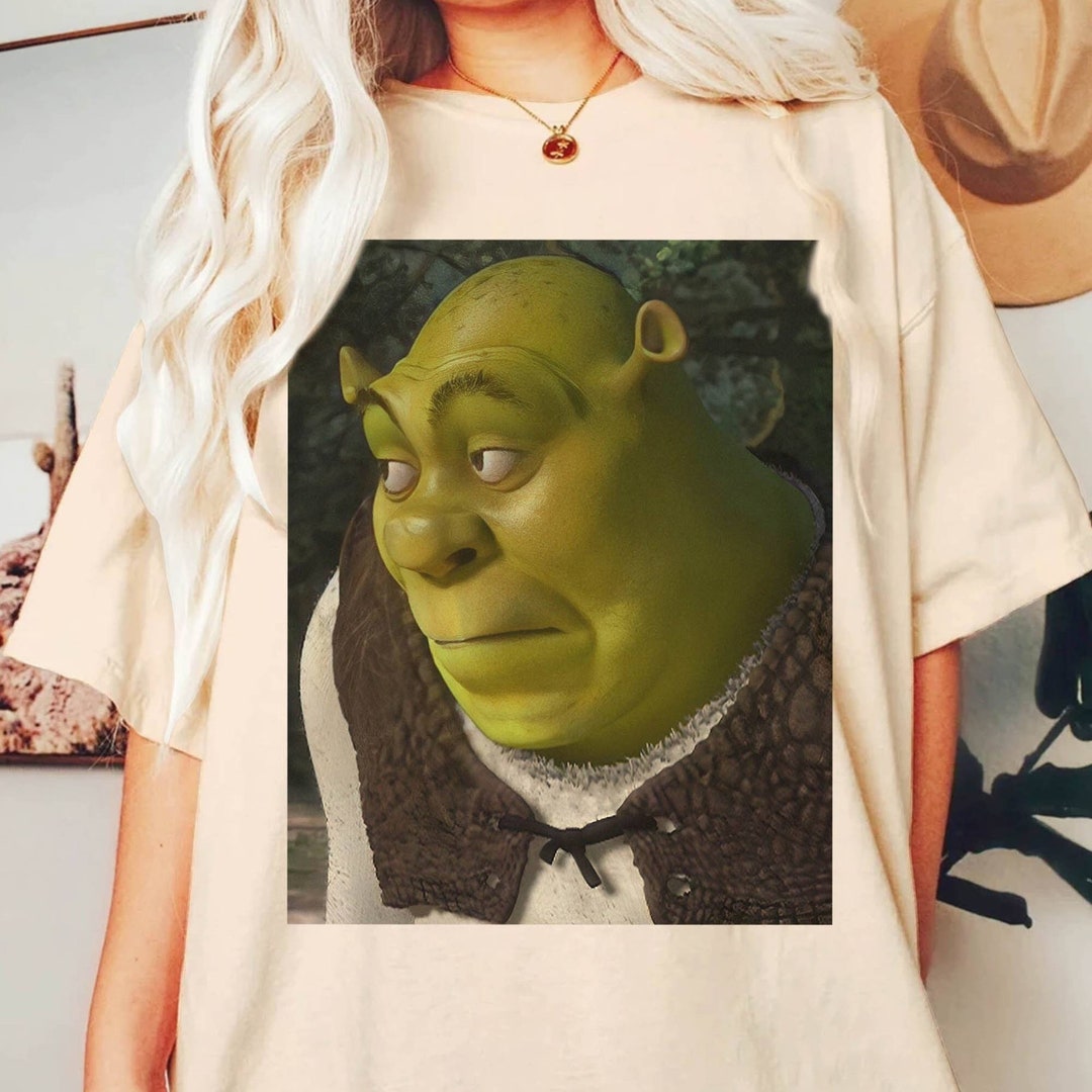 Shrek Face Meme Shirt Shrek Shirt Shrek and Fiona Shirt, Sassy Shrek ...