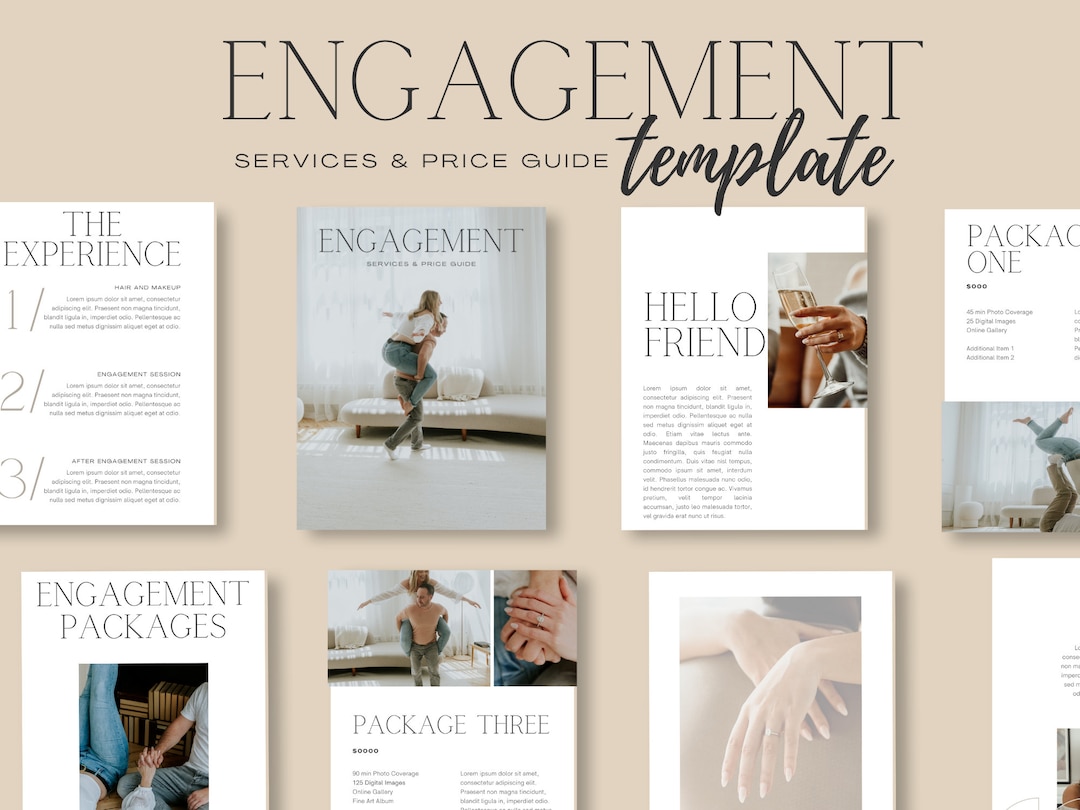 Engagement Pricing and Service Guide - Etsy