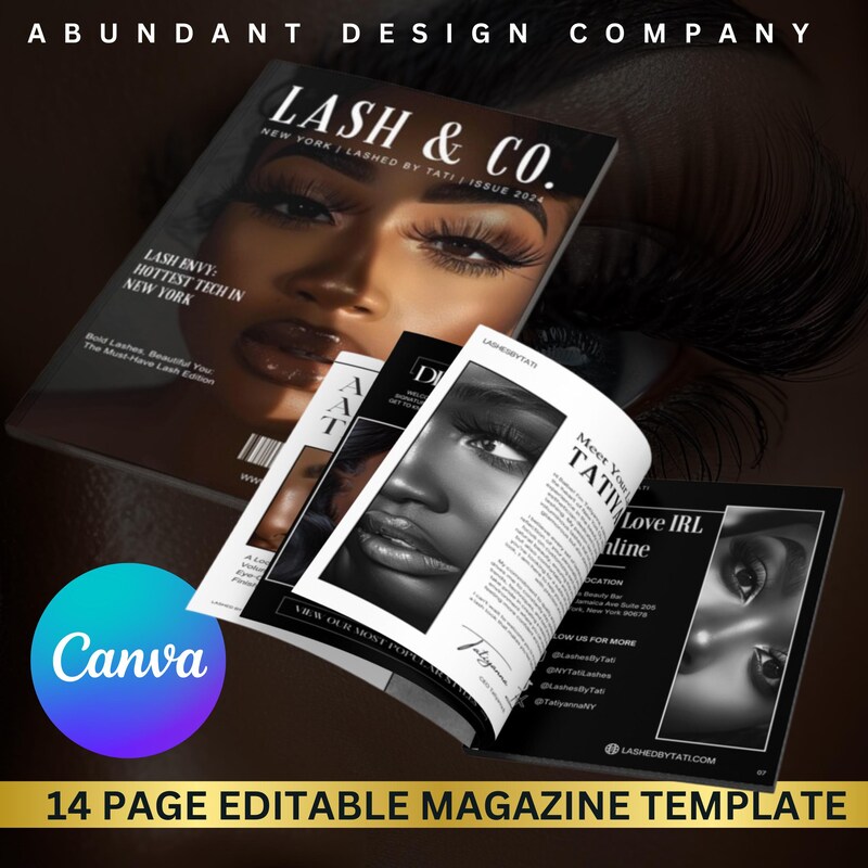 Magazine Layout - Etsy