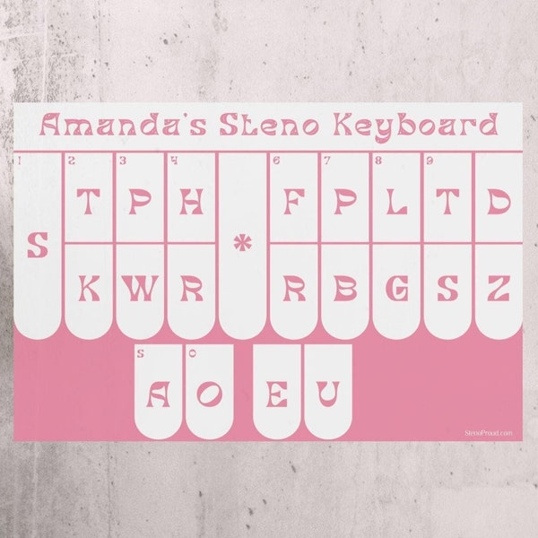 Steno Keyboard - Etsy