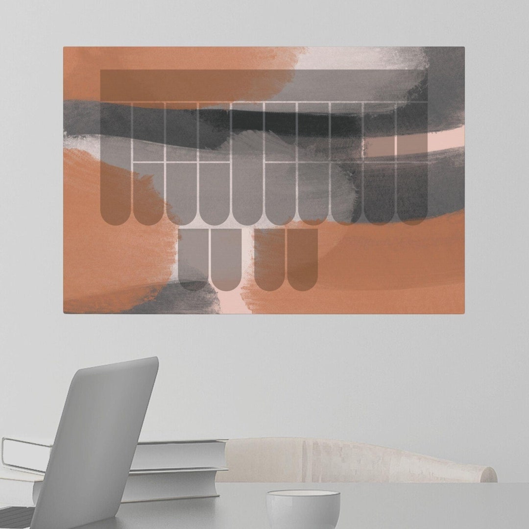 Steno Keyboard Canvas Wall Art for Home Office, Stenography Gift for ...