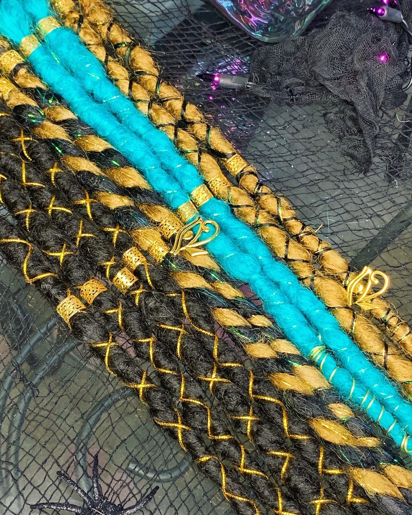 Monster High Inspired Dreadlock Extensions cleo De Nile - Etsy