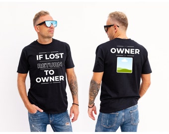 CUSTOMIZABLE If Lost Please Return to Svg Dxf Eps Jpg Ai Files for ...