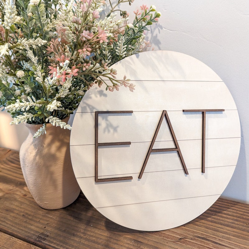 Eat Sign - Etsy