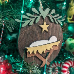 3 Pack Nativity Ornaments - Etsy