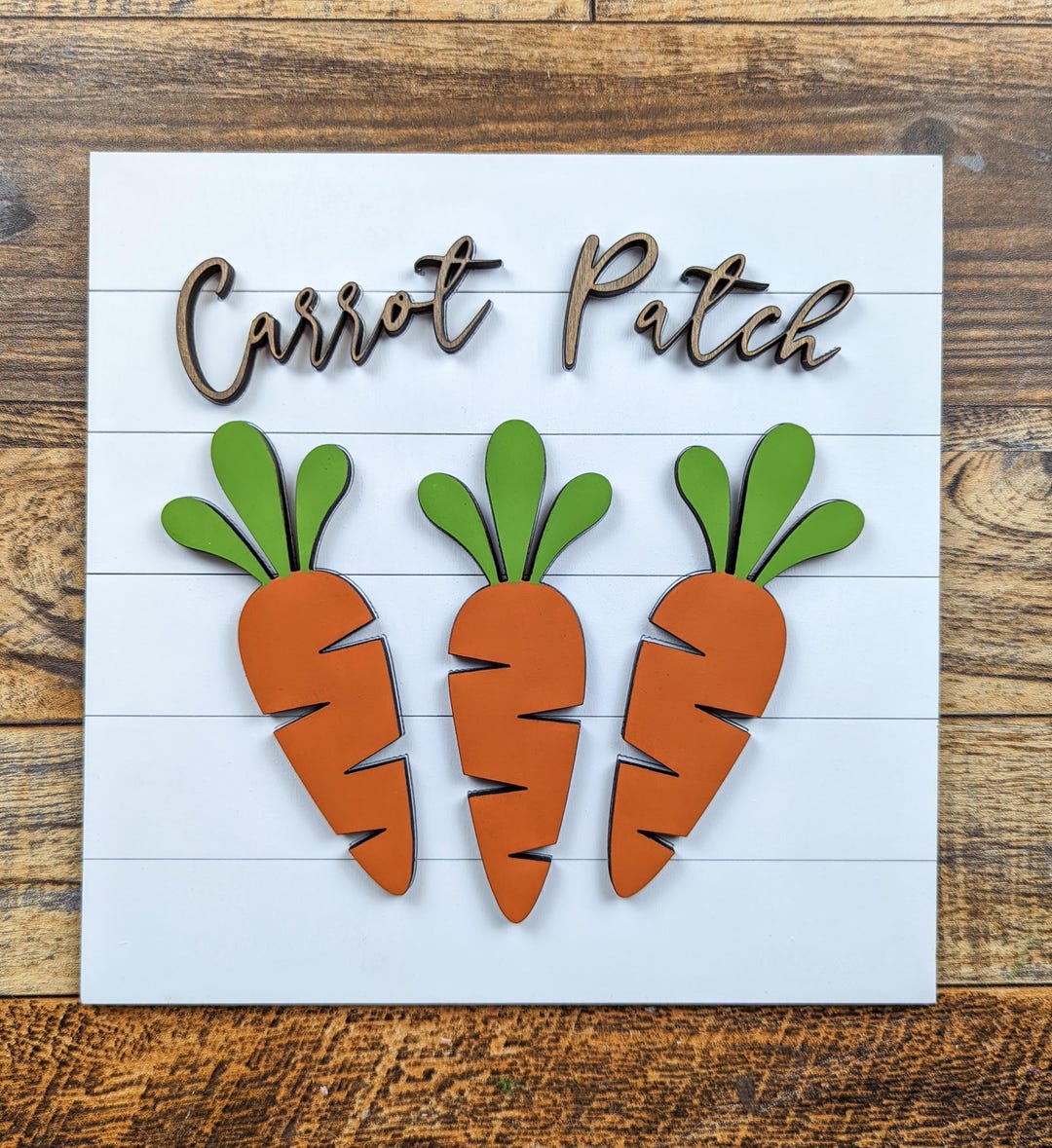 Easter Carrot Patch Laser Cut Sign - Etsy